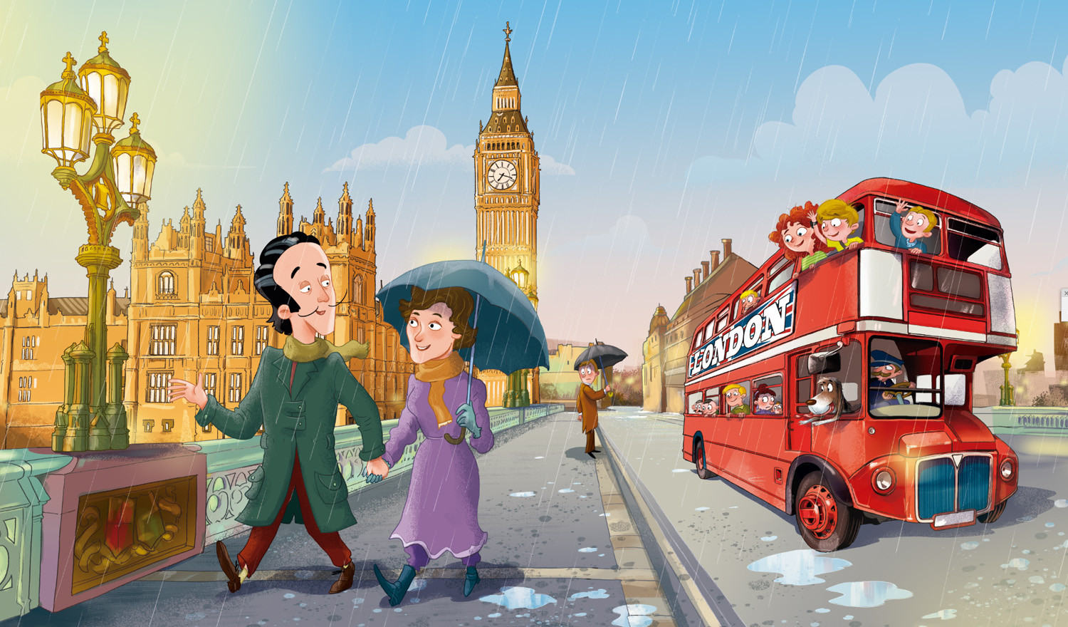 Nina, Sam, mou and Salvador Dalí present