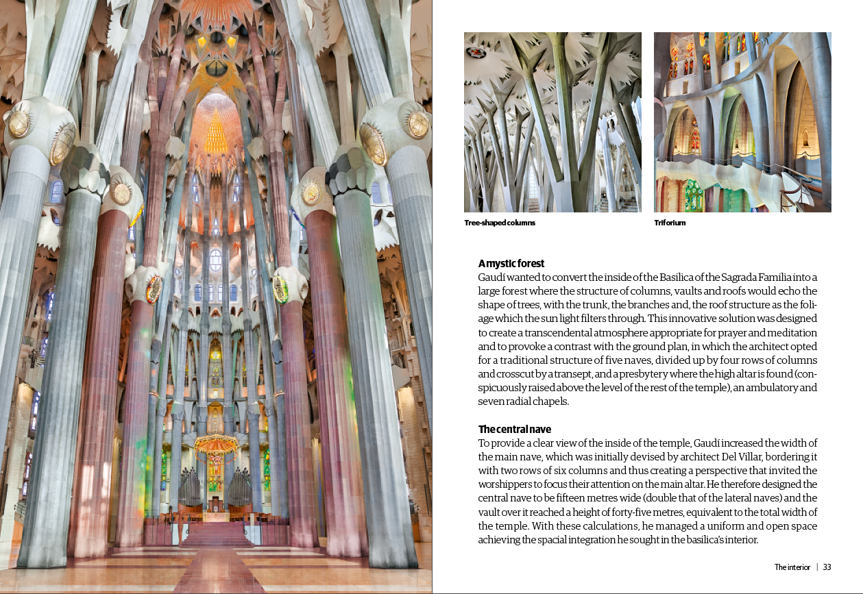 Paperback book: Sagrada Familia, a unique monument