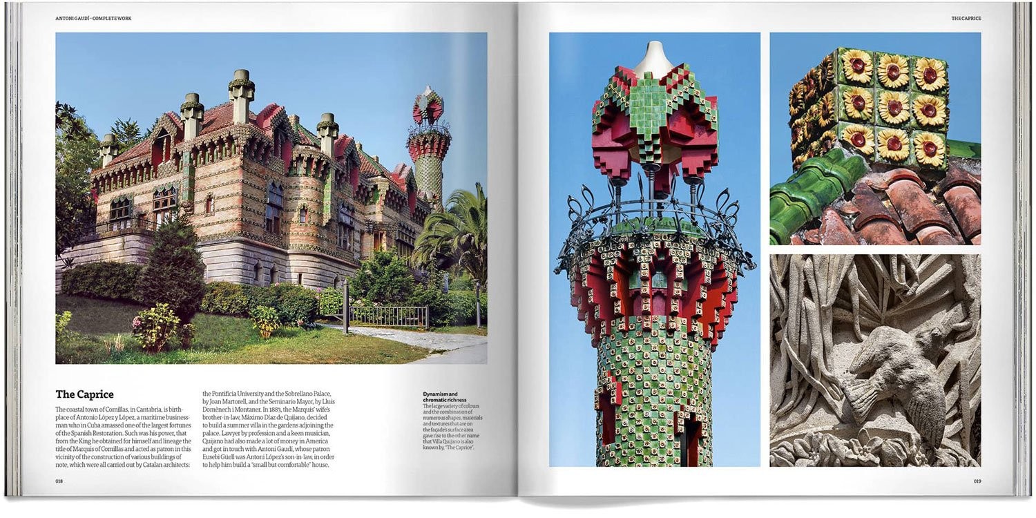 Book with the Complete Work of Antoni Gaudí, a unique architect