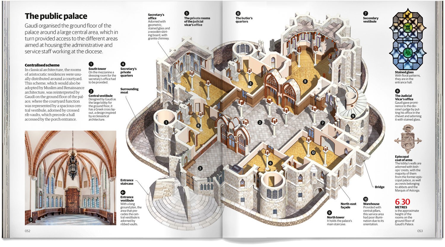 Book on Gaudí Palace, Astorga