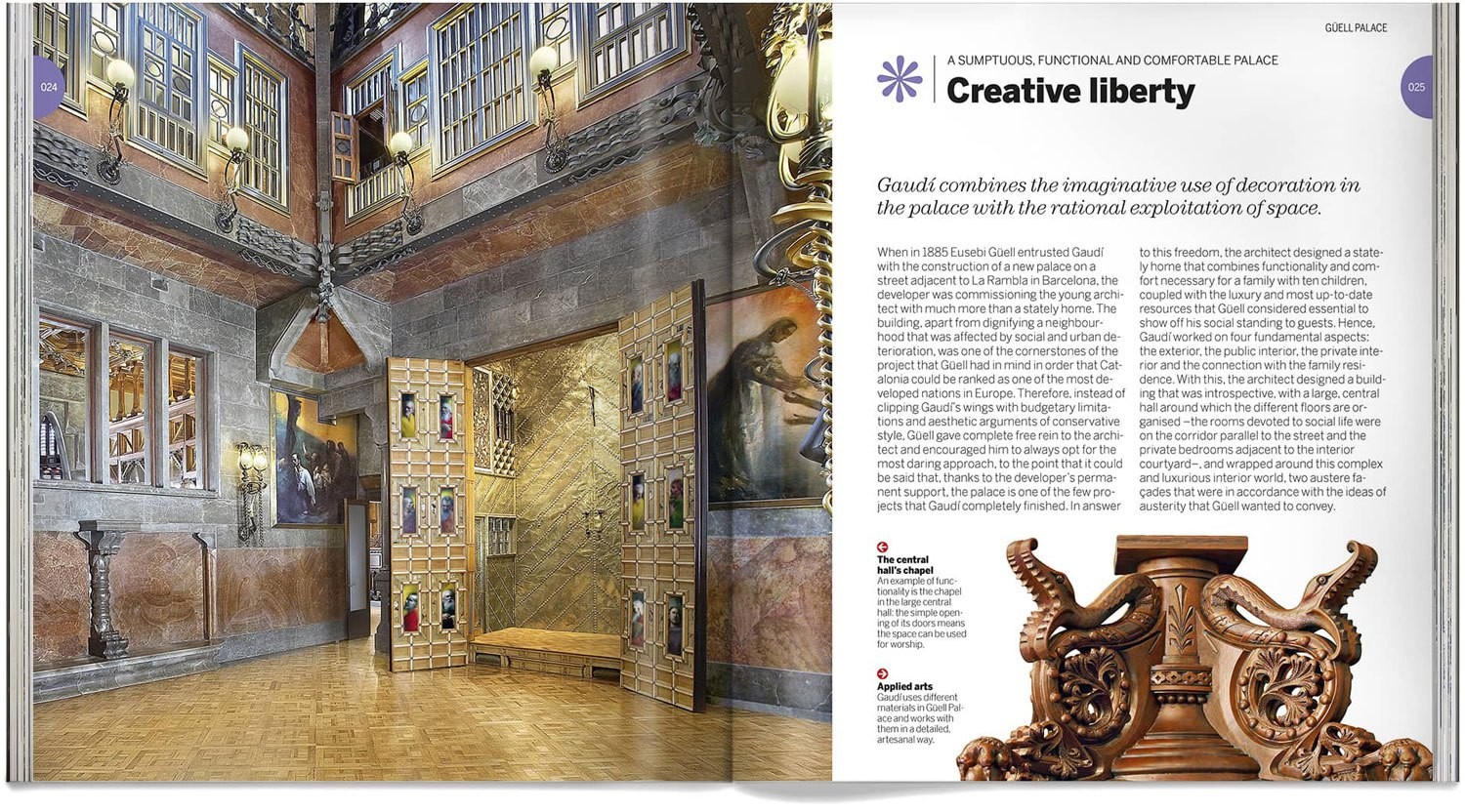 Güell Palace book, Gaudí's first great work