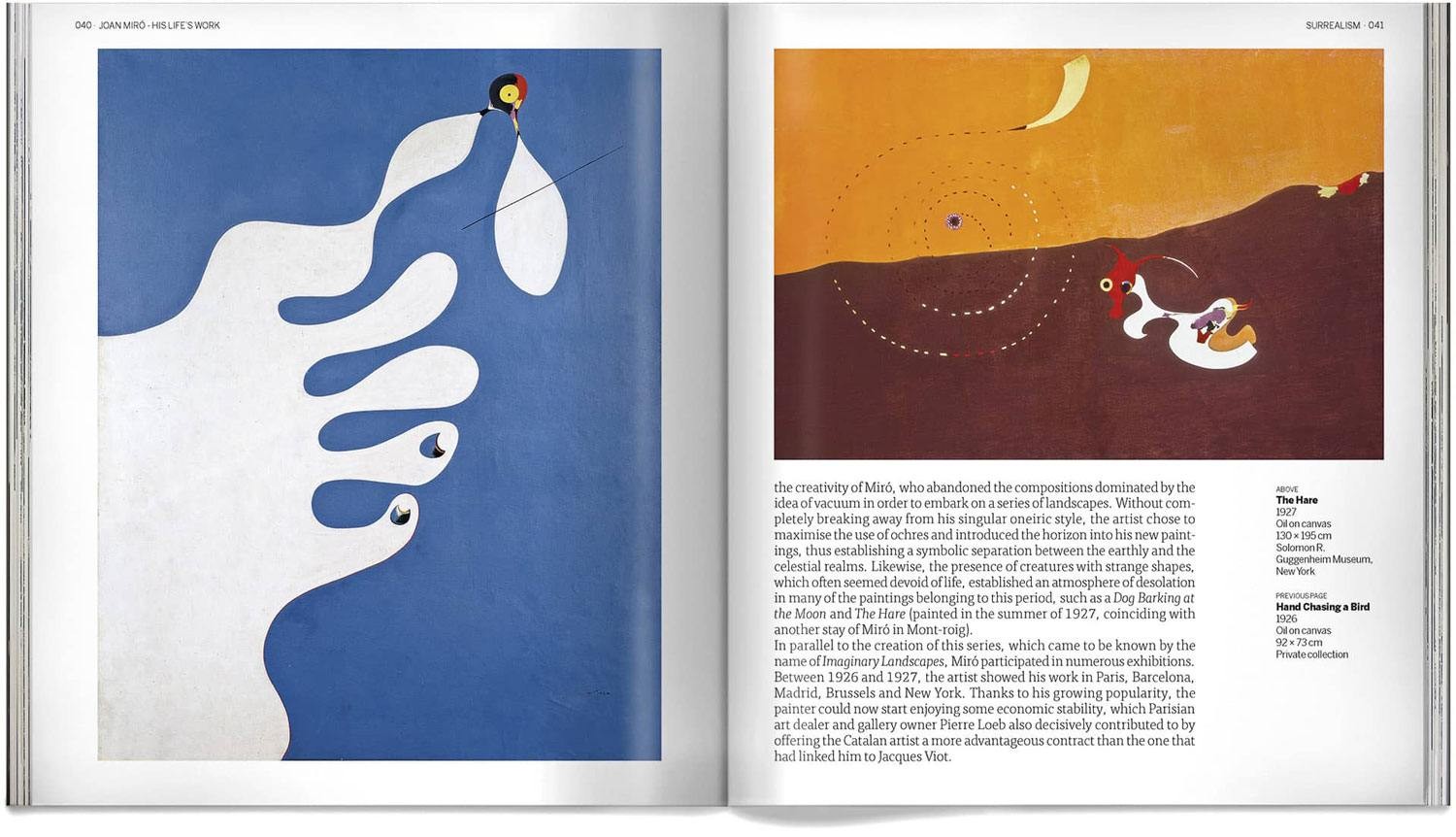 Book on Joan Miró, his life's work