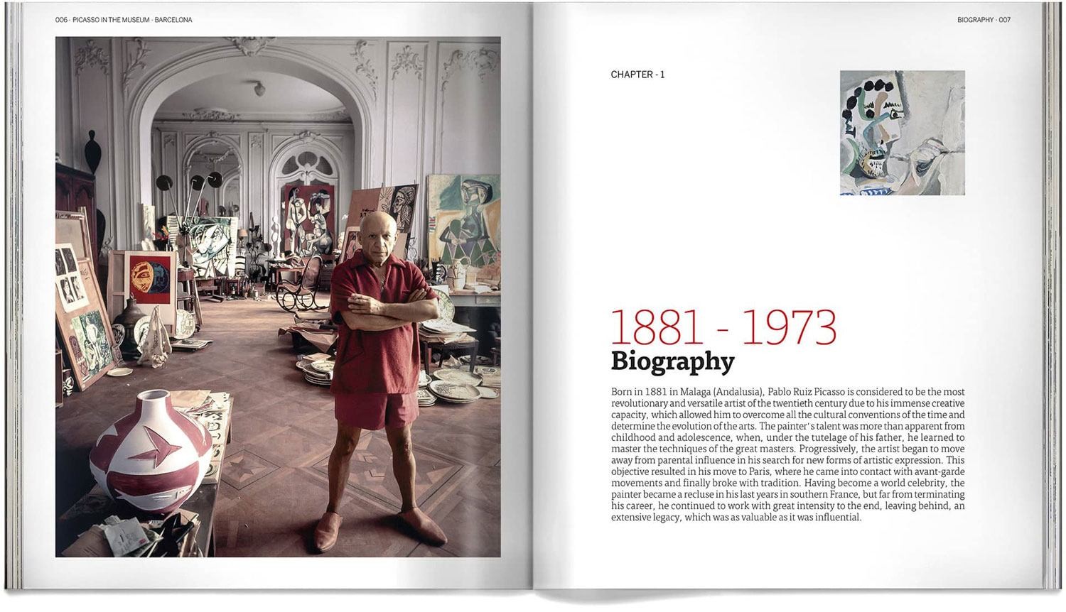 Book: Picasso in the Museum of Barcelona, all his works