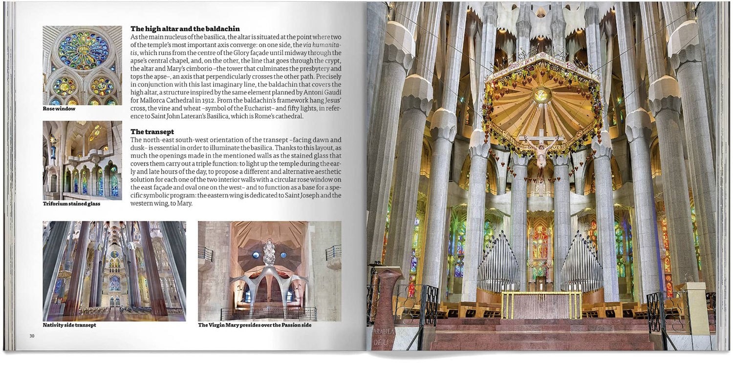 Paperback book: Sagrada Familia, a unique monument