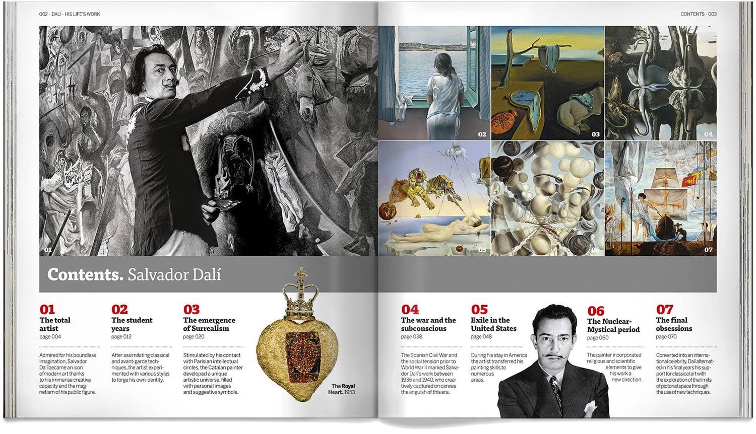Book on Salvador Dalí, his life's work