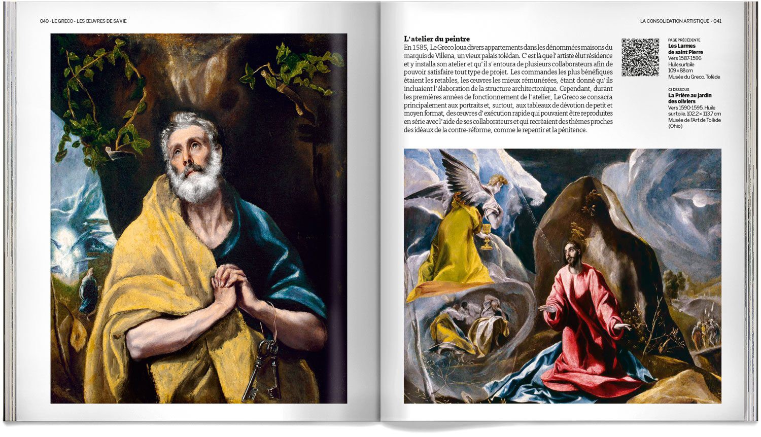 Livre Le Greco, les oeuvres de sa vie